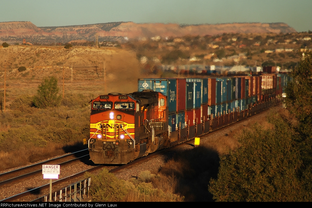 BNSF 5130 is westbound